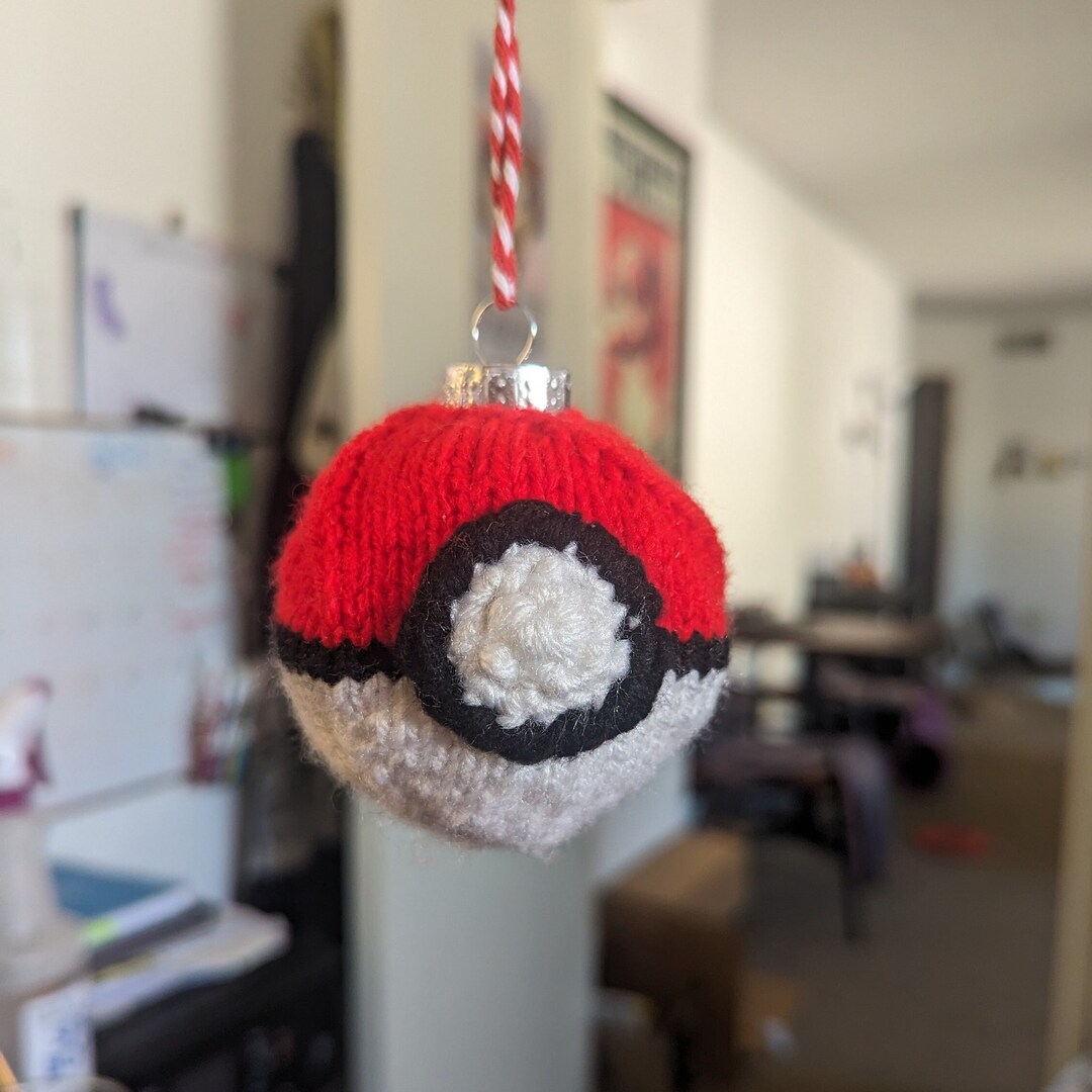 Pokeball Ornament Pokémon Decoration Ball - Etsy