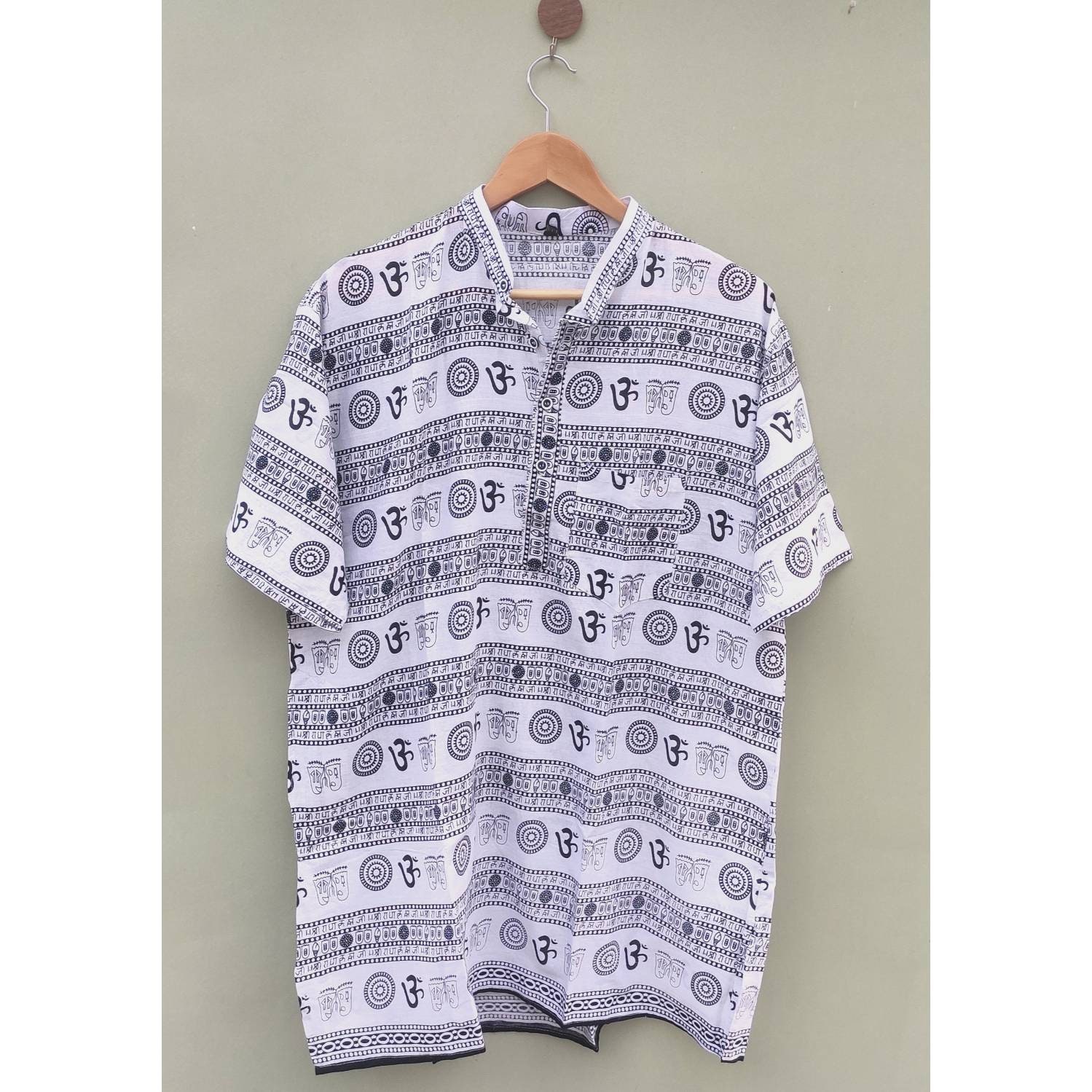 Traditional Indian Shirt , Indian Kurta, Indian Traditional Dress , Om ...