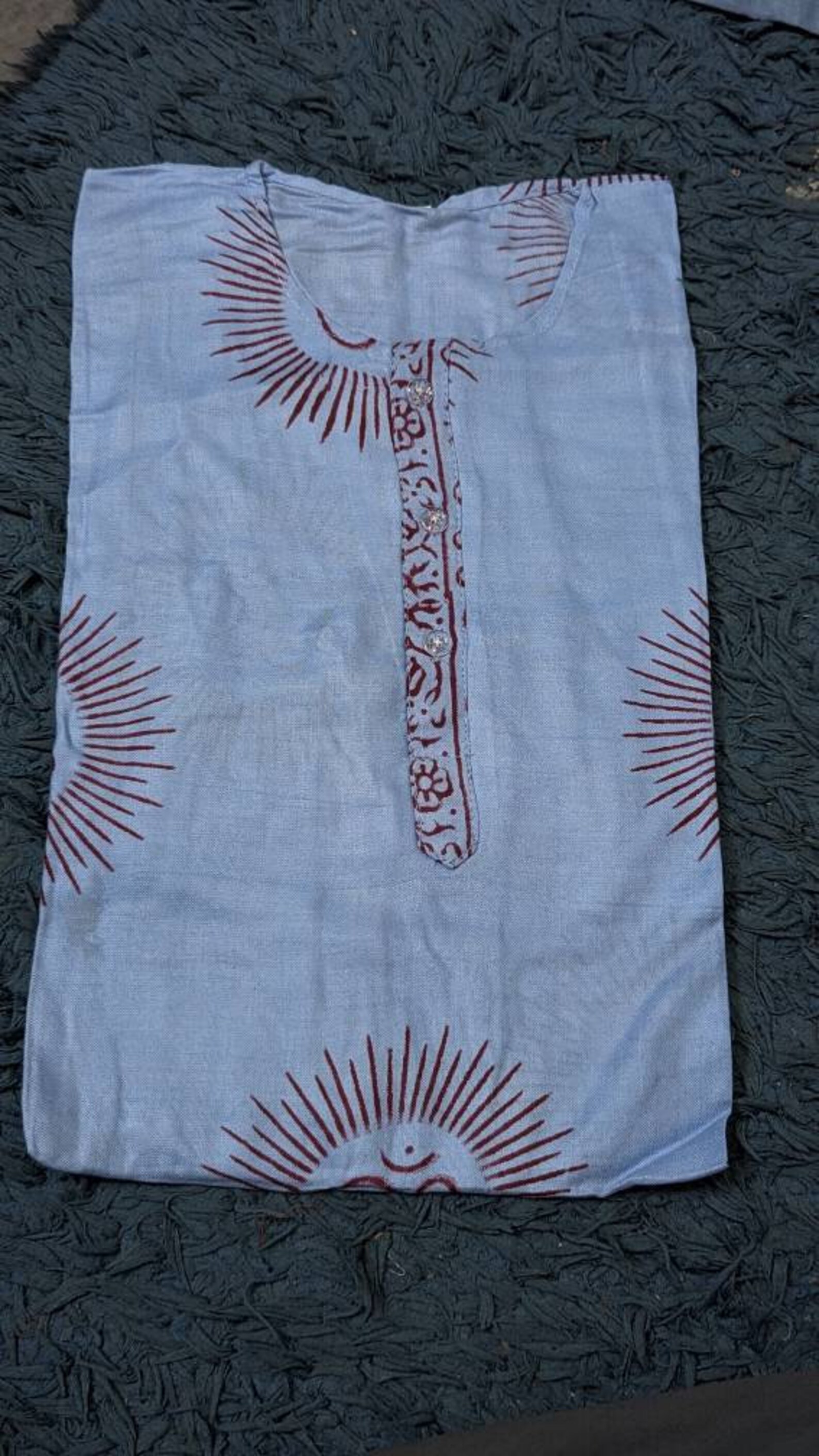 Om Shirt Small Size Handmade Vintage Style Clothing , Comfy Boho Style ...