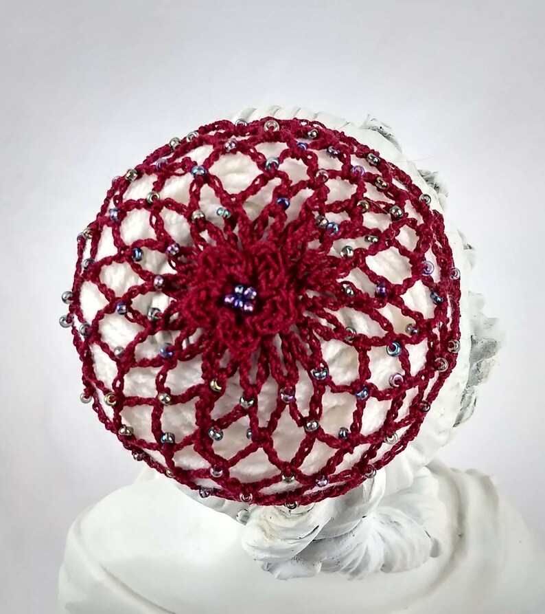 Blooming Beaded Flower Bun Cover - Etsy