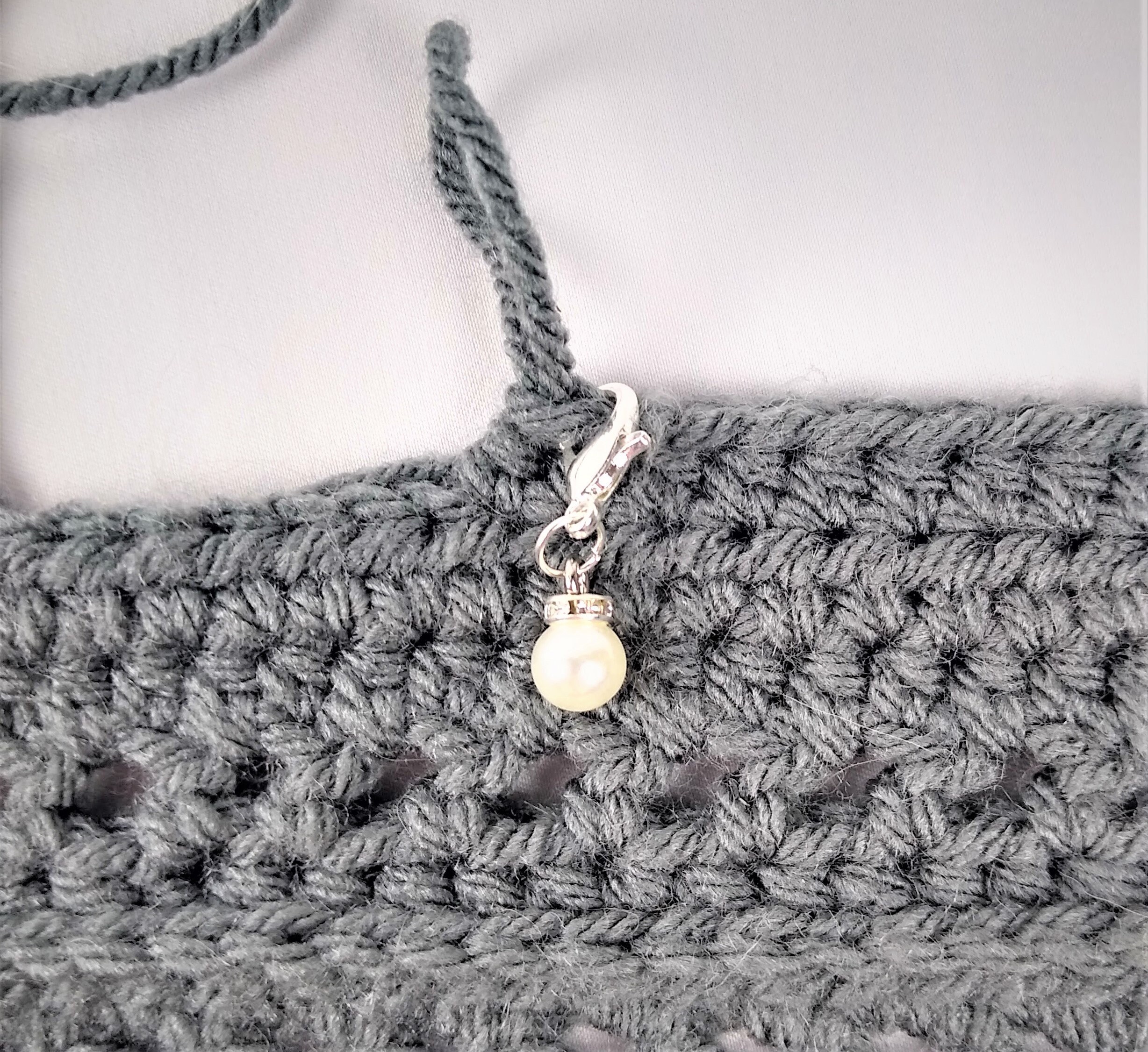 Pearl & Rhinestone Stitch Markers - Etsy