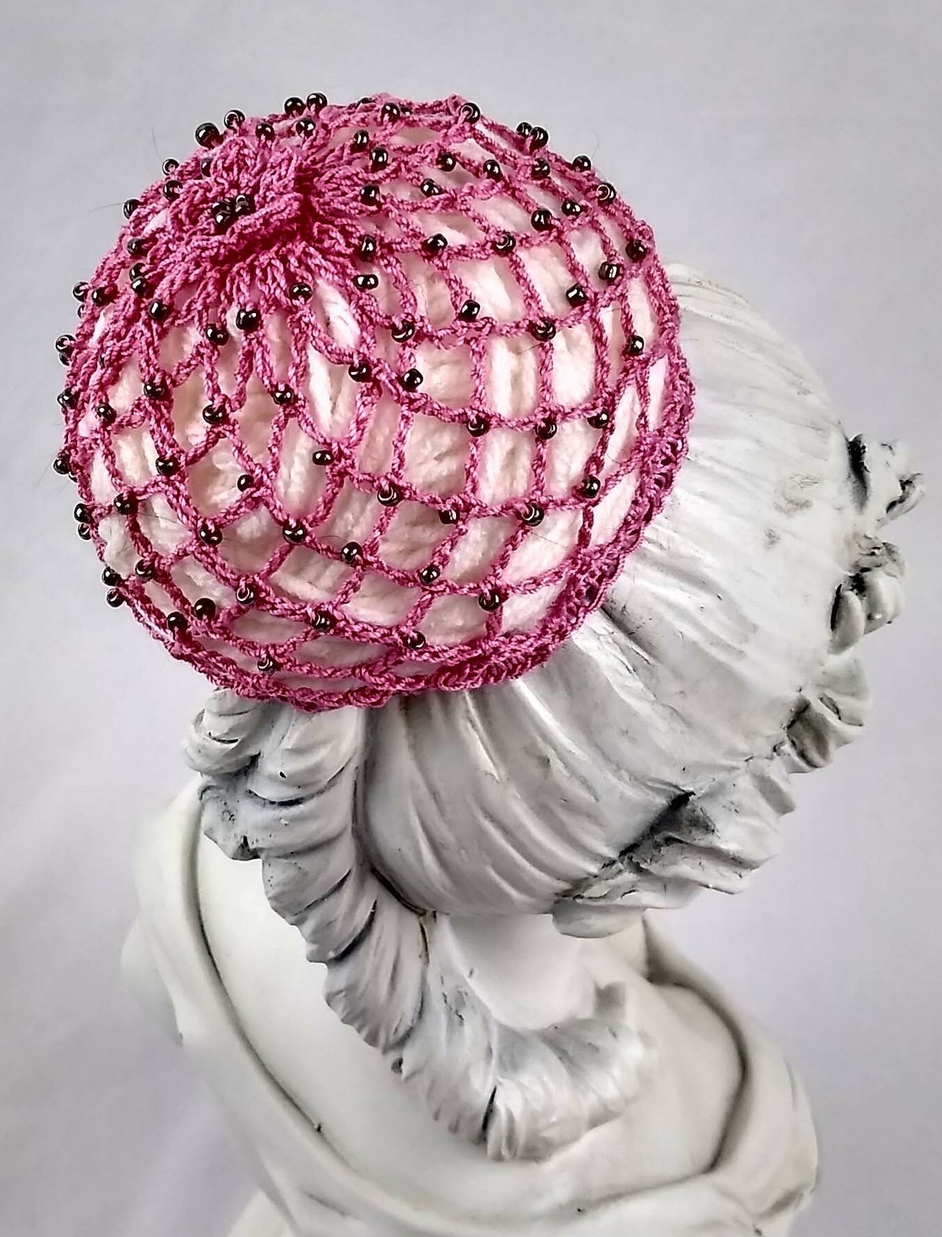 Blooming Beaded Flower Bun Cover - Etsy