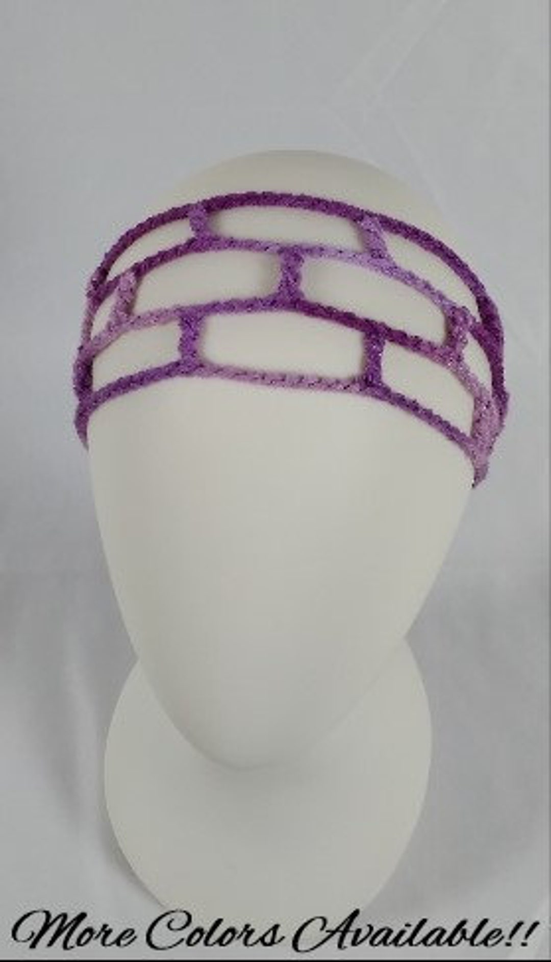 Crochet Mesh Headband - Etsy