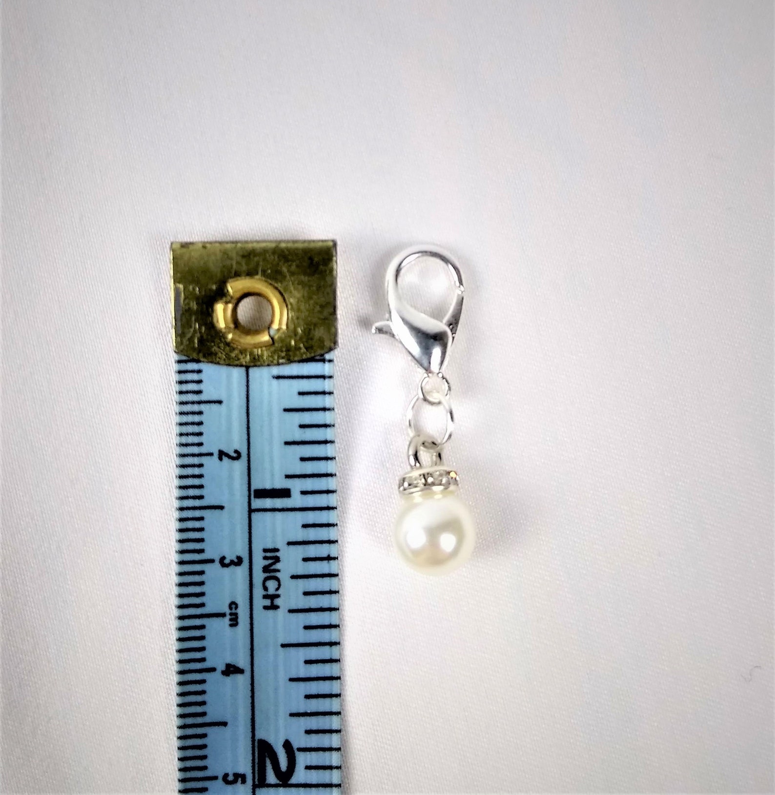 Pearl & Rhinestone Stitch Markers - Etsy