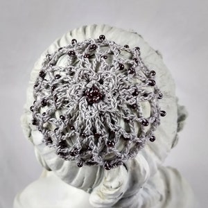 Blooming Beaded Flower Bun Cover - Etsy