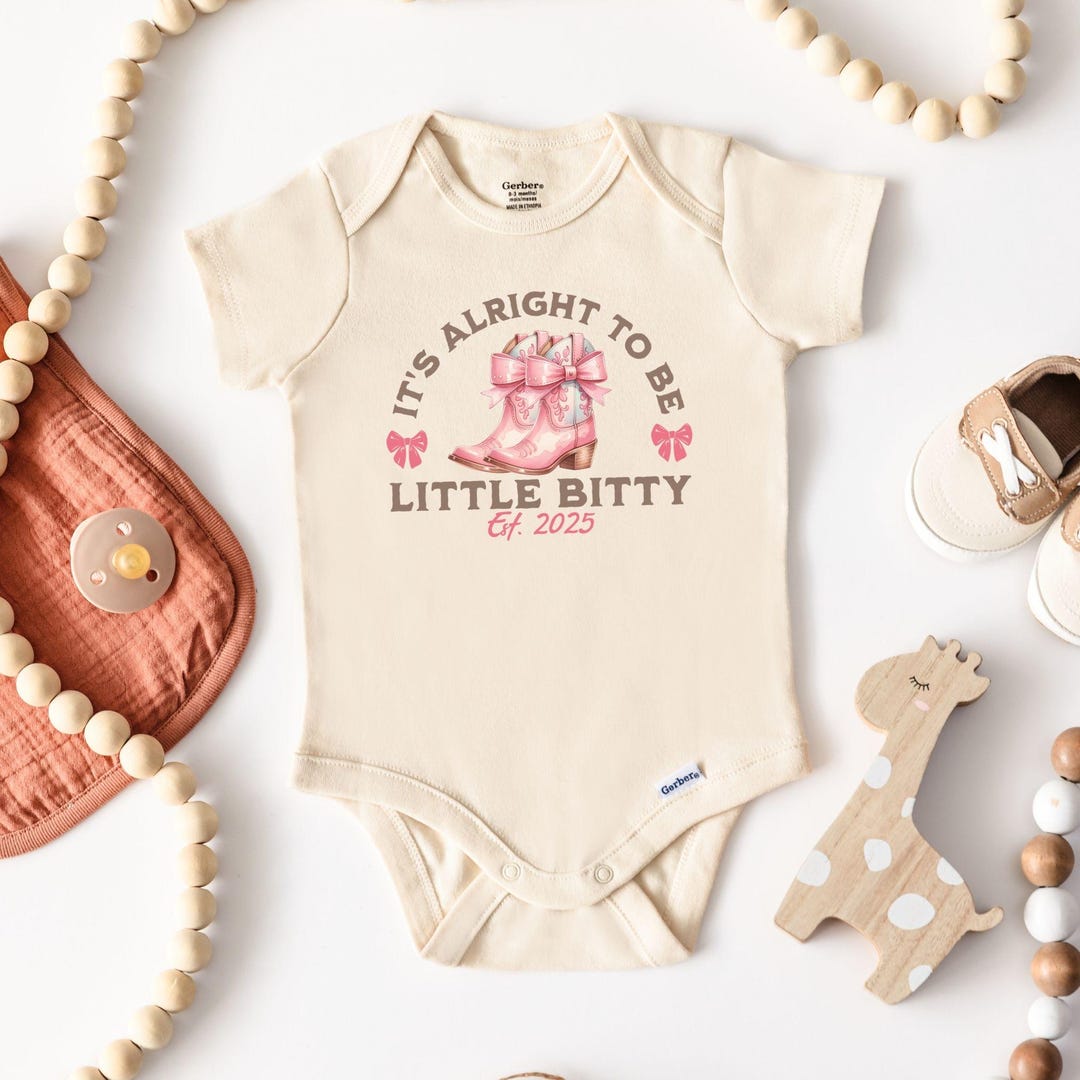 Cowgirl Onesie®, It's Alright to Be Little Bitty, Western Baby Clothes, Boho Country, Southern ...