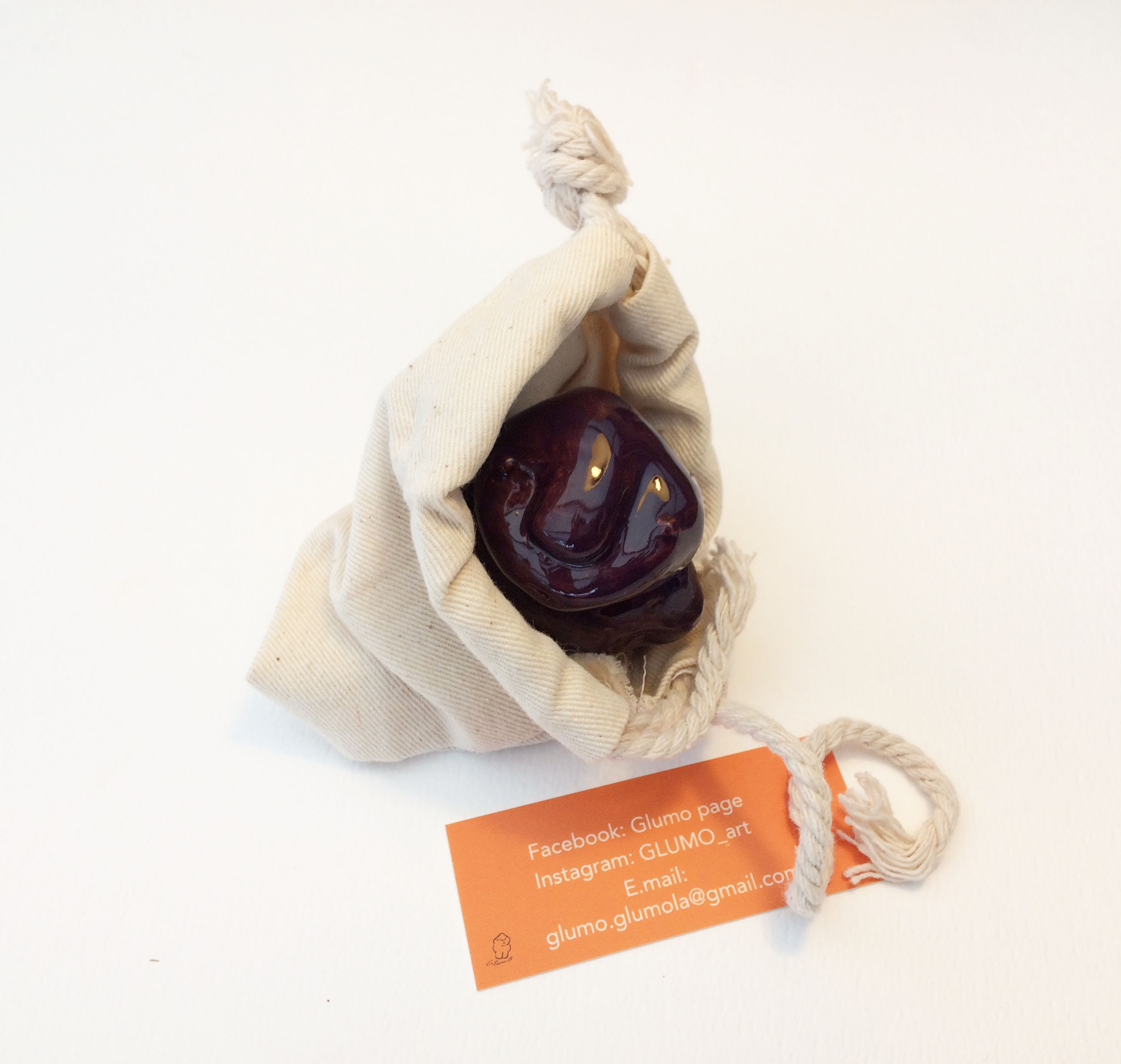 GLUMO Original and Artistic Character in Purple Ceramic - Etsy UK