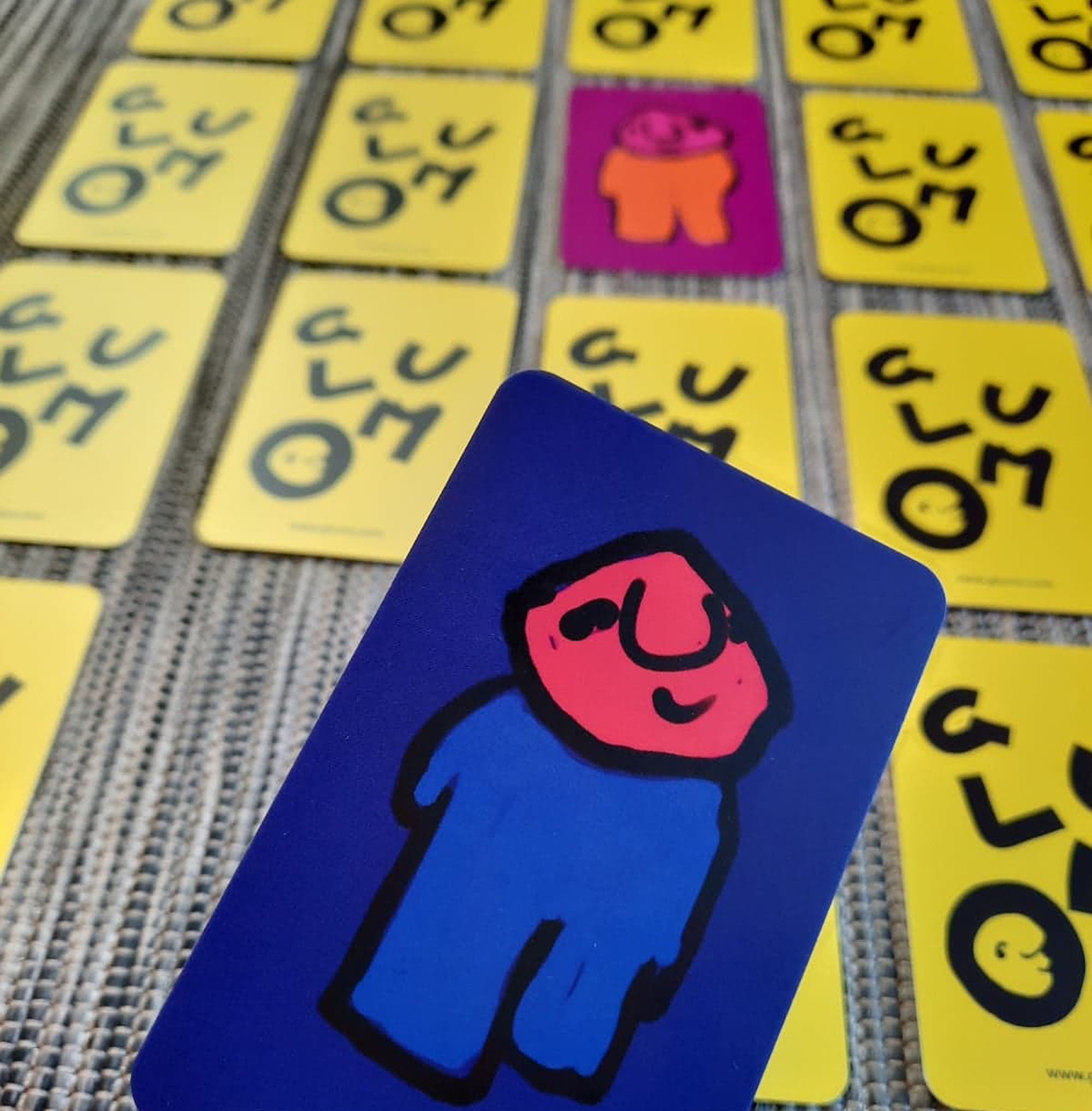 Original and artistic double card game of Memory/Mistigri | Etsy