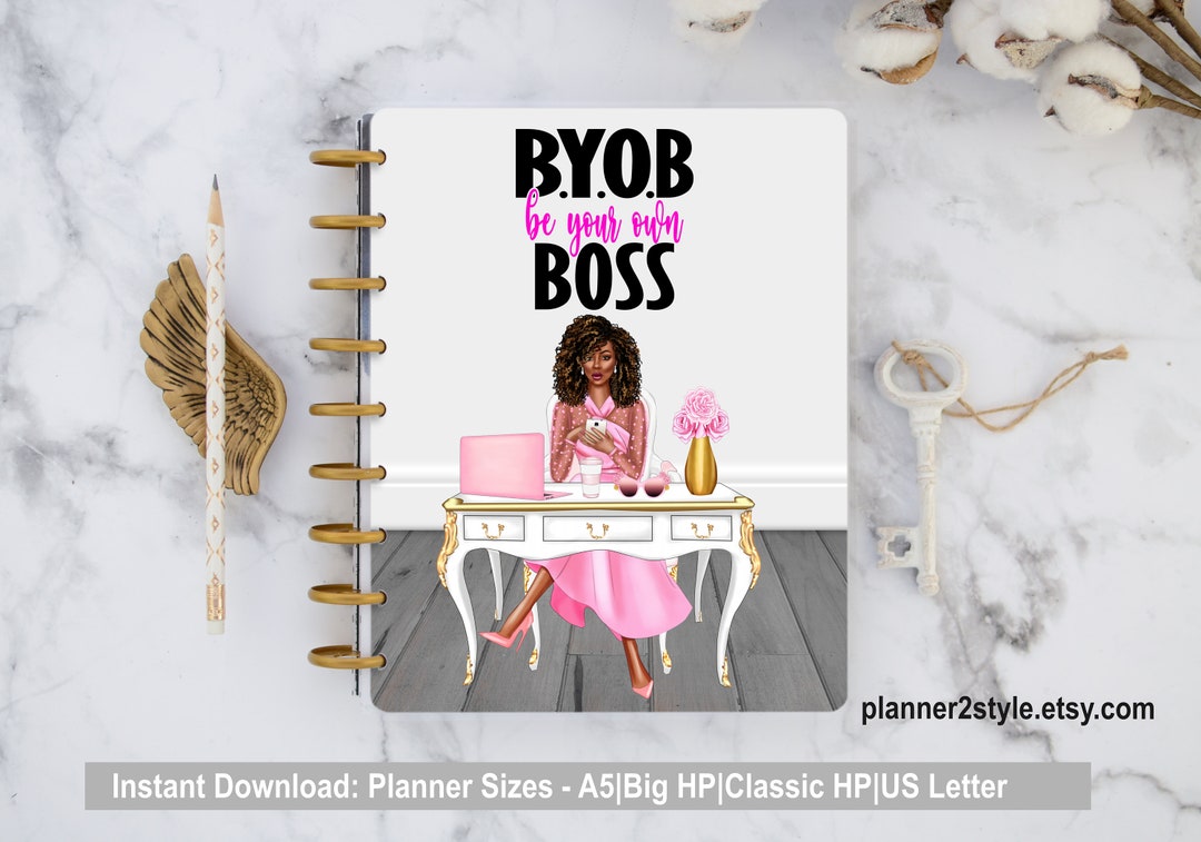 Boss Lady Girl Boss Building Her Empire Happy Planner Printable Cover ...