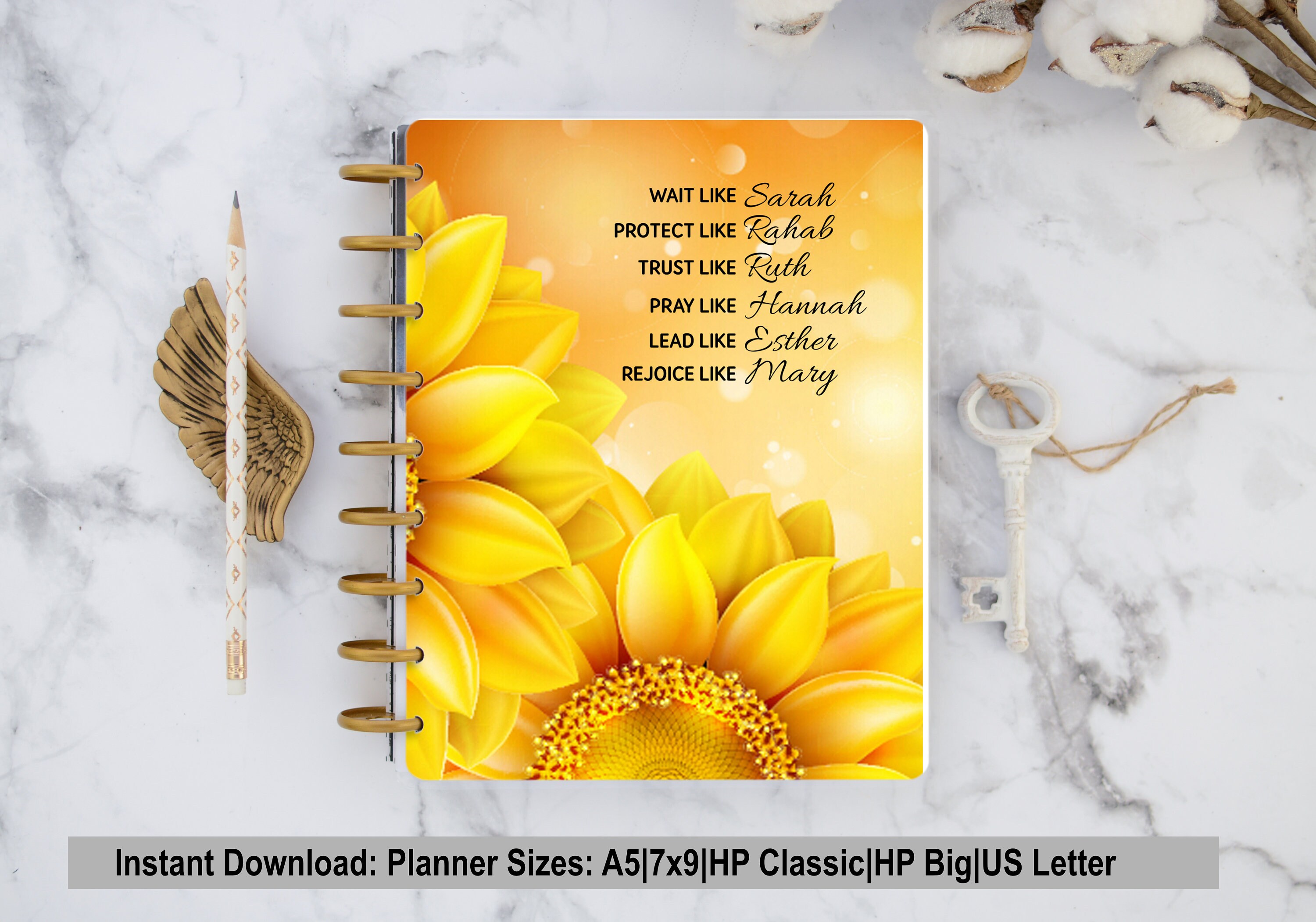Sunflowers Happy Planner Printable Cover Happy Planner Printable Cover ...