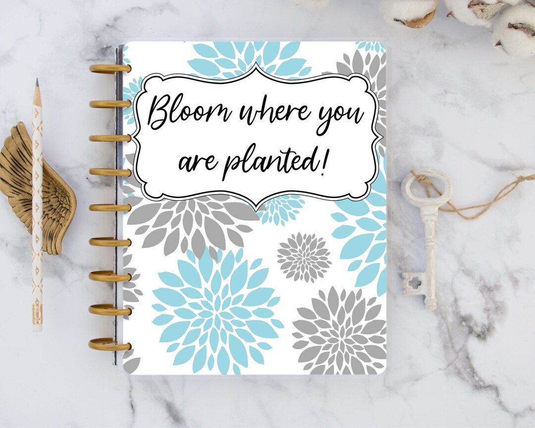 PRINTABLES Happy Planner Printable Cover Planner Dashboards Floral ...