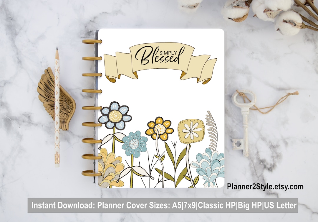 Modern Florals Planner Cover Printables Florals Printable Cover ...