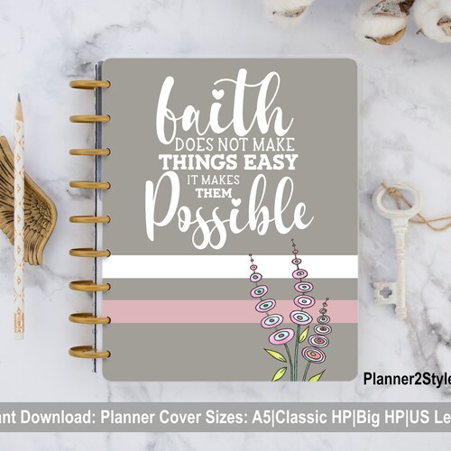 PRINTABLES Happy Planner Printable Cover Planner Dashboards - Etsy