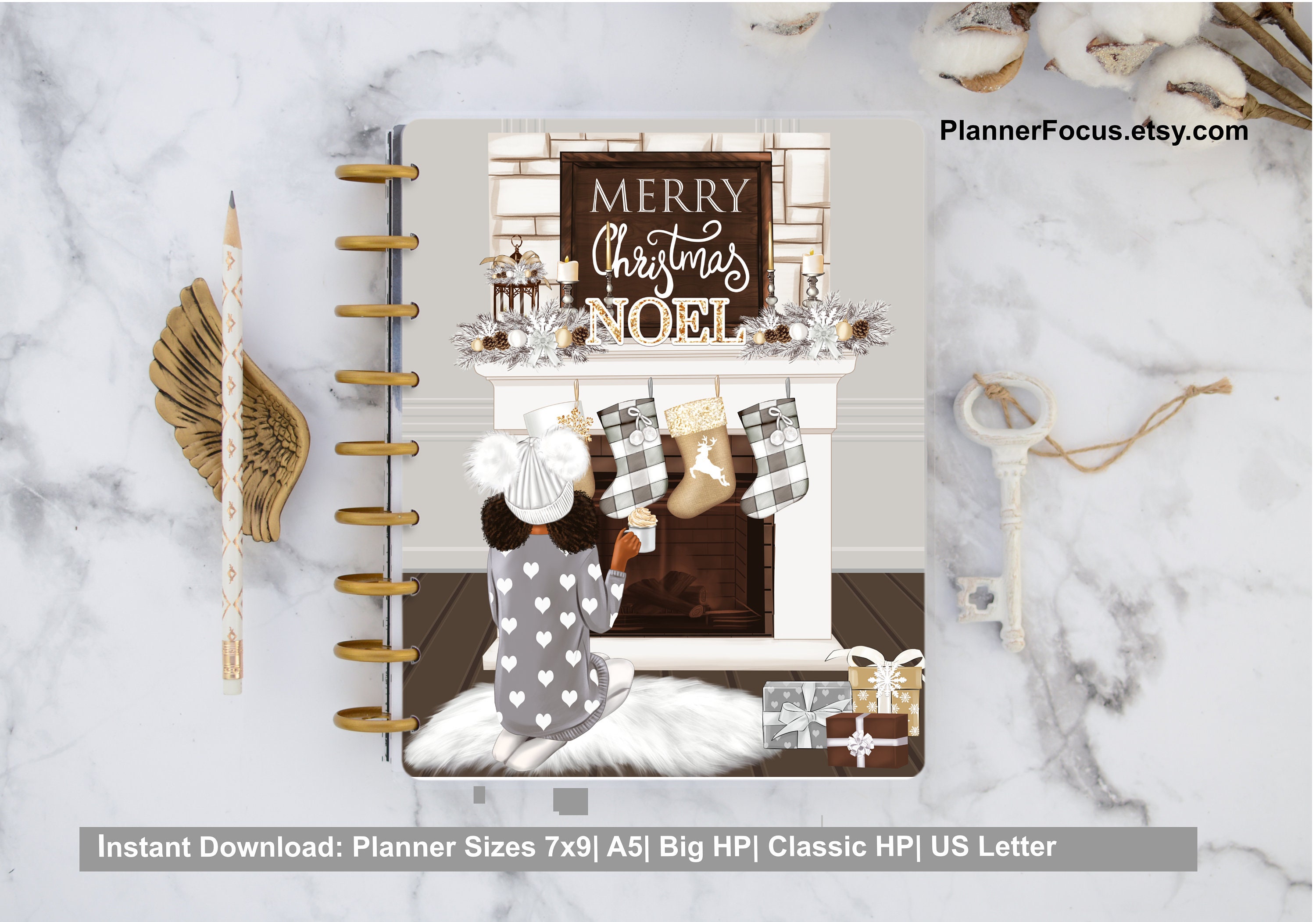 Christmas Printable Covers Happy Planner Printable Cover - Etsy