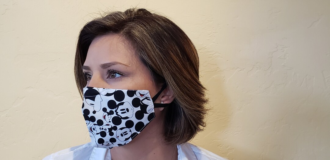 Mickey Mouse Face Mask - Etsy