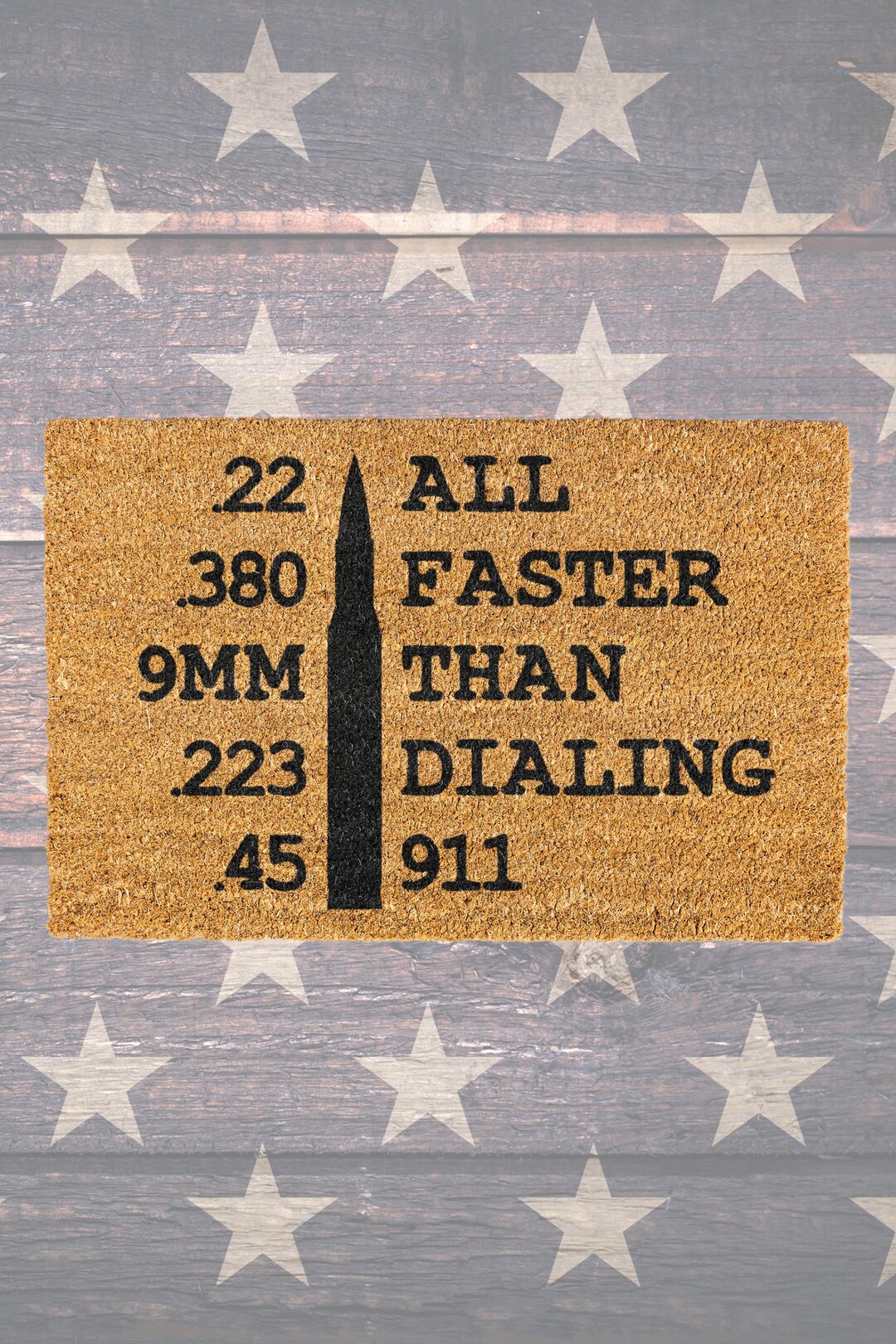 2nd Amendment Doormat | Coir Doormat | American Doormat | Gun Rights ...