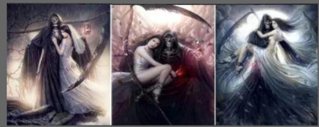 3d Changing Picture 3 Pictures in 1, Grim Reaper Bride!! Lenticular ...