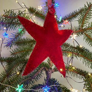 Christmas Tree Star Decorations - Etsy
