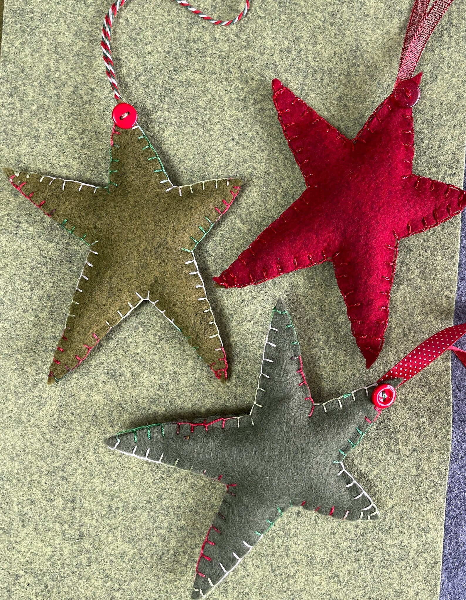 Christmas Tree Star Decorations - Etsy UK