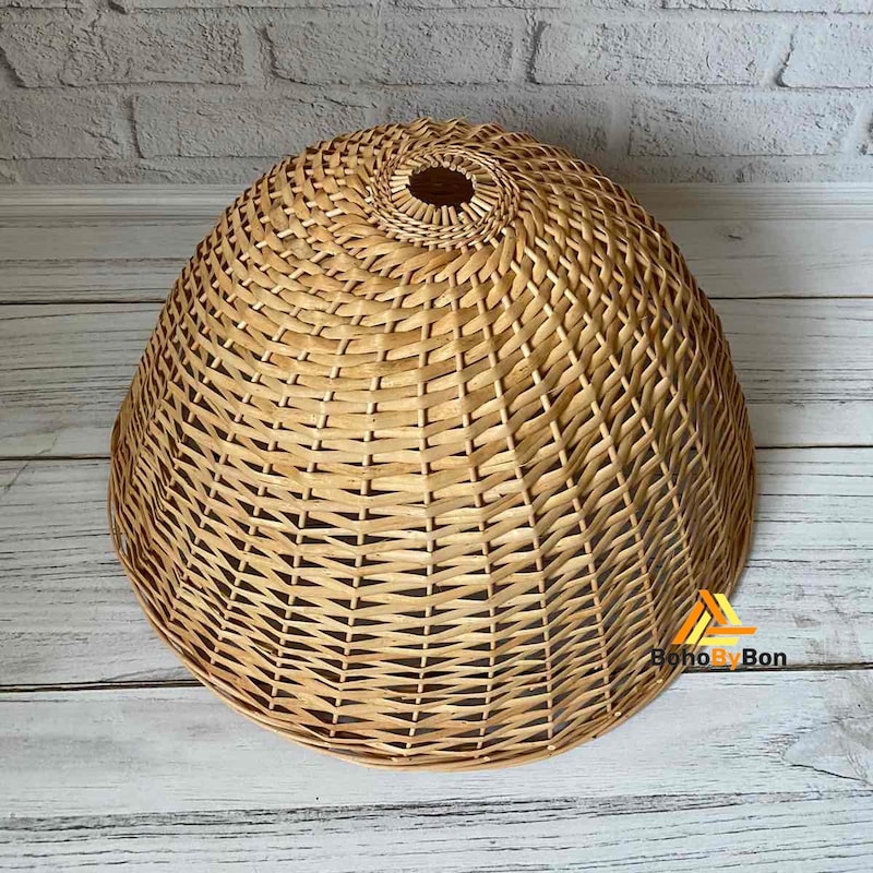 Wicker Lamp Shade - Etsy