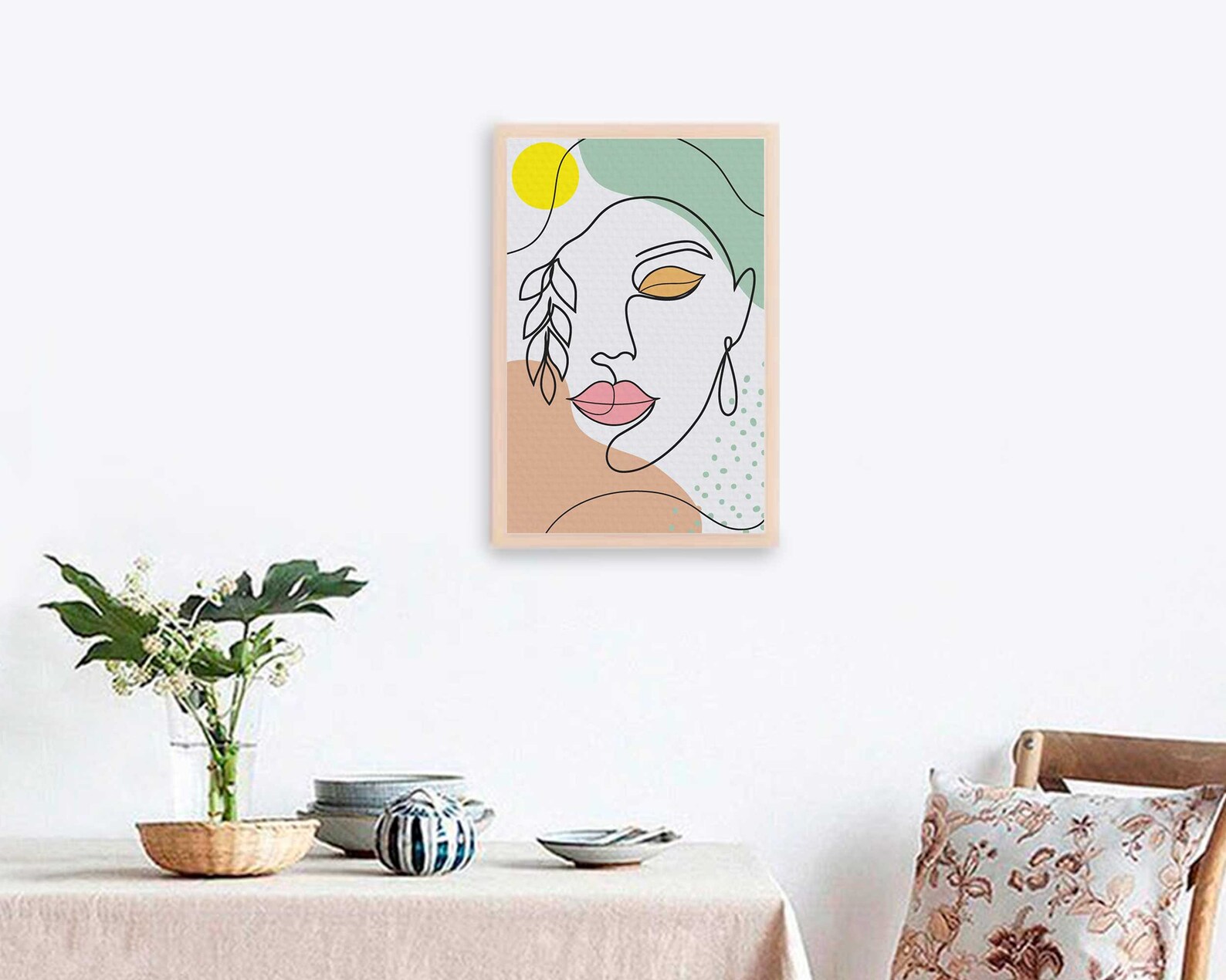 Portrait by Number Kit Printable Lines Color by Number Art - Etsy