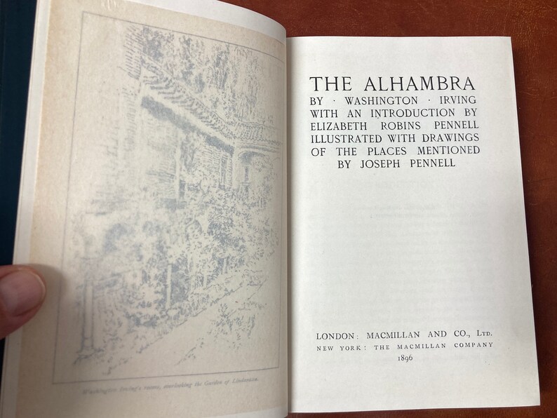 The Alhambra by Washington Irving - Etsy