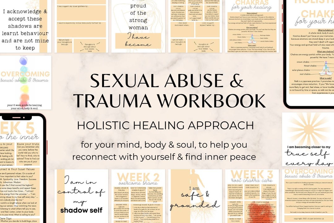 Abuse & Trauma Workbook Digital Download Reiki Inspired Infused Healing ...