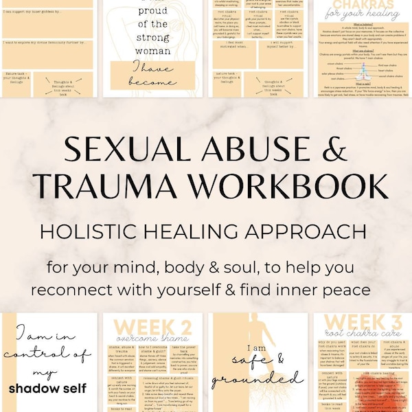 Sexual Trauma Worksheets - Etsy Canada