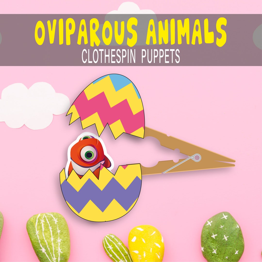 Animal Egg Puppet Printable Paper Toy Templates for Kids, Cut and ...