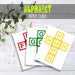 3D Alphabet Block: DIY Paper ABC Cubes (printable PDF) - Etsy