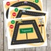 2D Shapes Printable Tracing Road Practice Fun Car Activity - Etsy