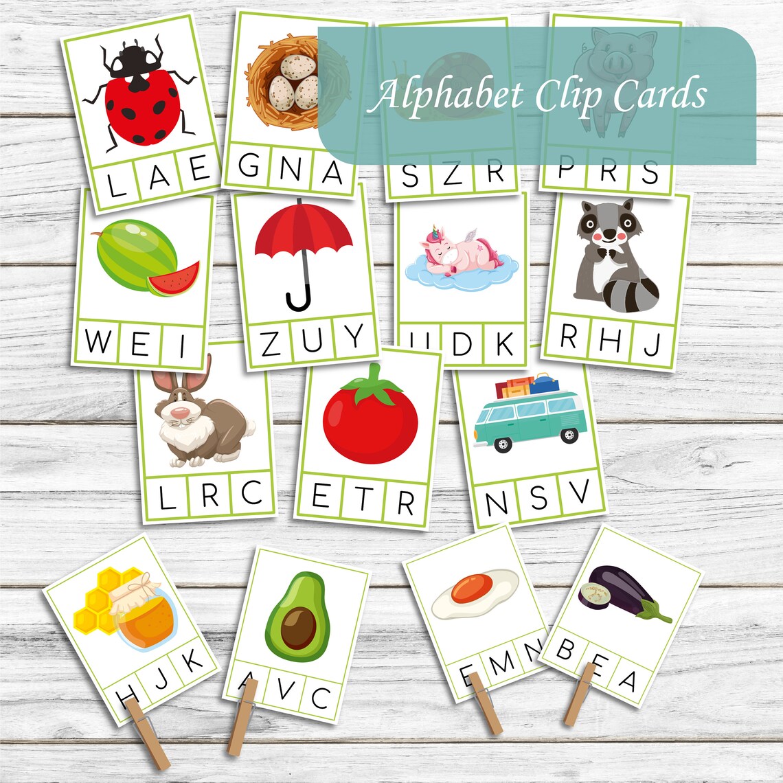 ALPHABET Mega Bundle Printable ABC Set Paper Letter Craft | Etsy