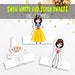 Snow White and Seven Dwarfs Finger Puppets, Printable Paper Crafts ...