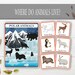 Animal Habitats Matching Game: Montessori Learning Cards (PDF) - Etsy