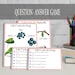 Biology Question-answer Game Cards Montessori Toddler Game - Etsy