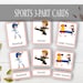 Sports Three Part Flash Cards Toddler Flashcards for Kids - Etsy
