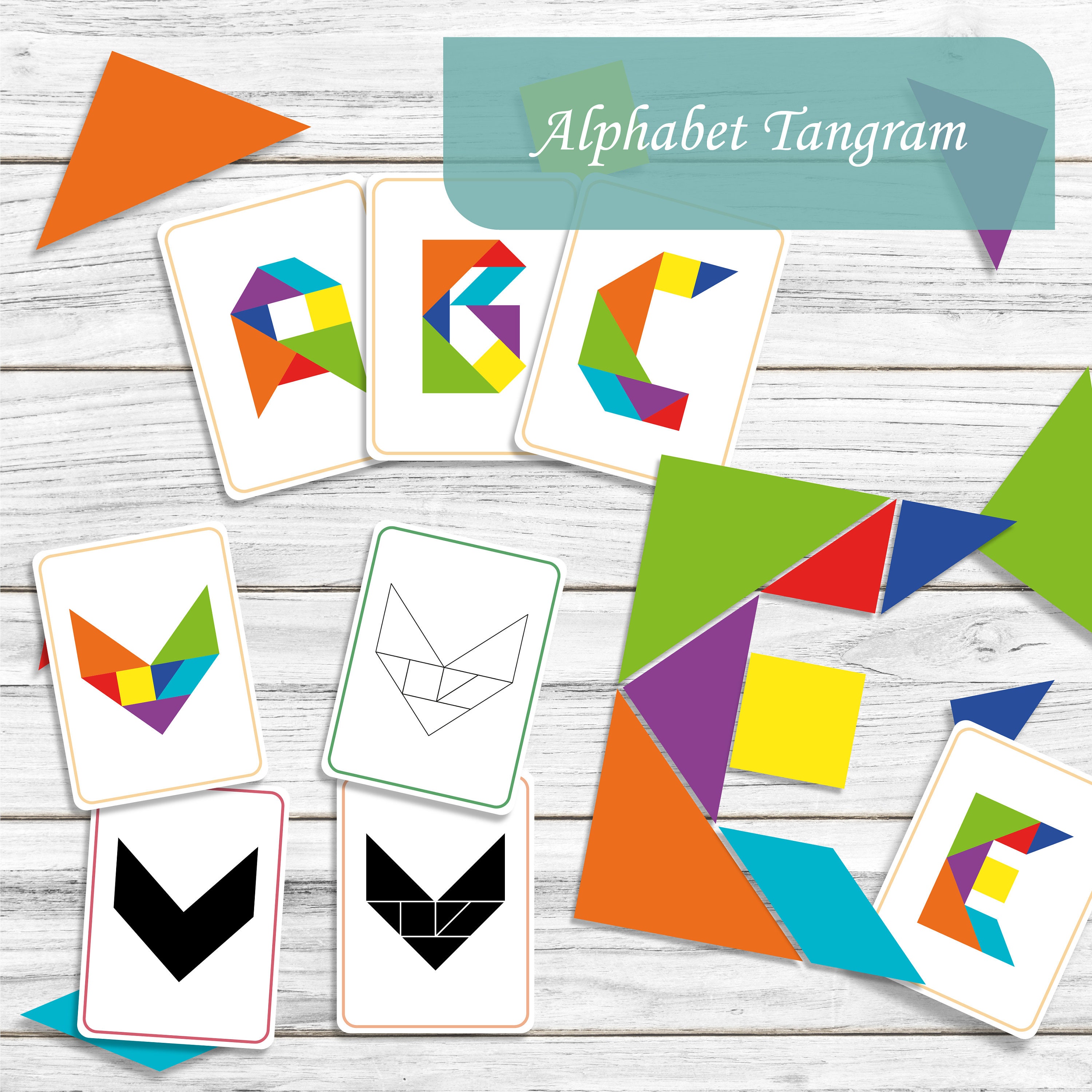 Alphabet Mega Bundle: Printable ABC Set, Montessori Learning (PDF) - Etsy