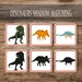 Dinosaurs Shadow Matching Game Cards, Montessori Toddler Matching Game ...