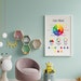 Color Wheel Poster, Montessori Toddler Color Wheel Poster for Kids ...