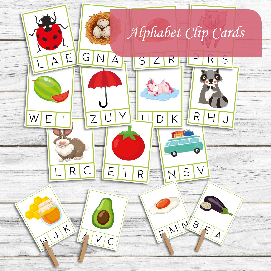 SET of Alphabet Shapes Color Emotions Flashcard Printable - Etsy