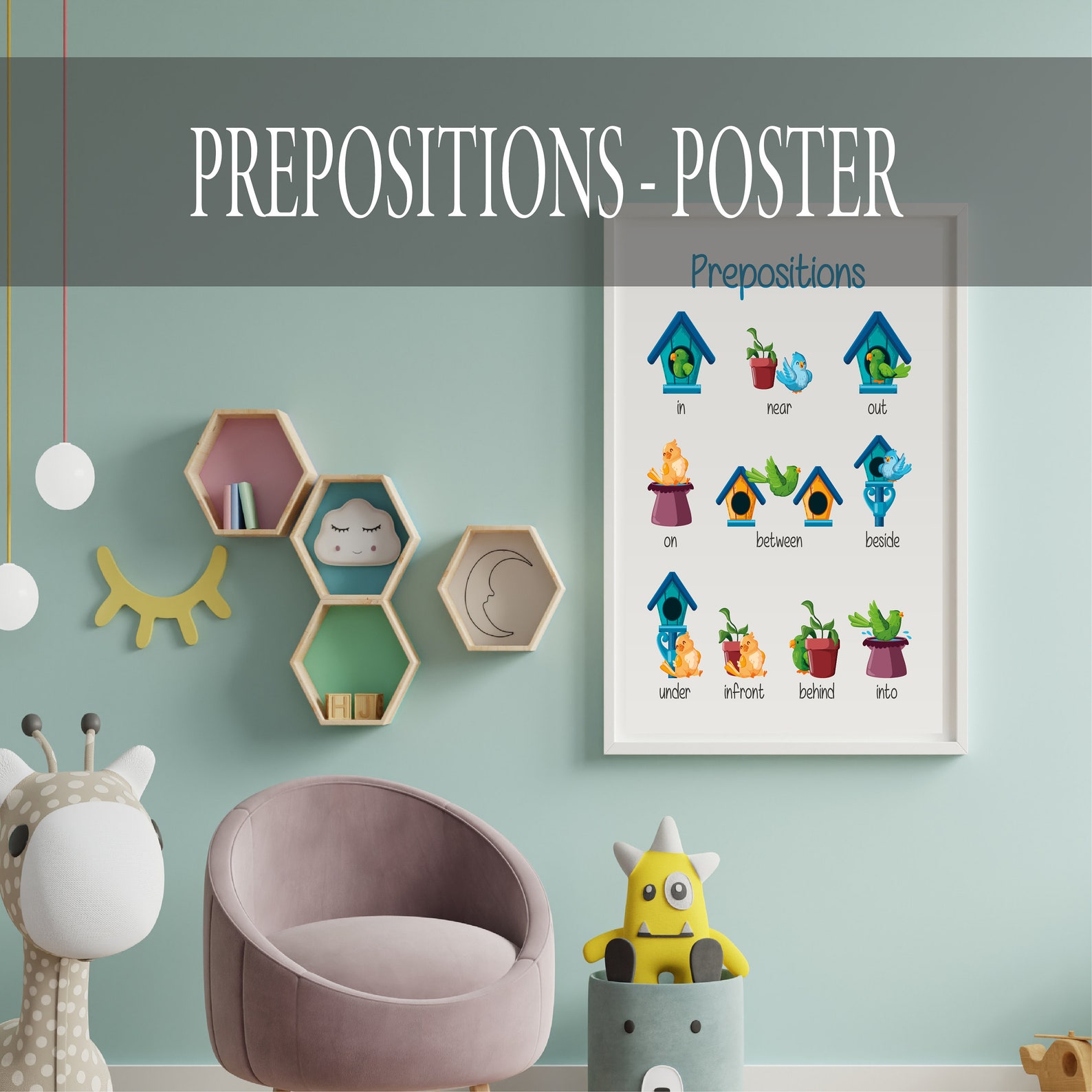 Prepositions, Early Reading, Kindergarten Printable, Grammar, Parts of ...