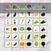 Vegetables Shadow Matching Game Cards, Montessori Toddler Matching Game ...