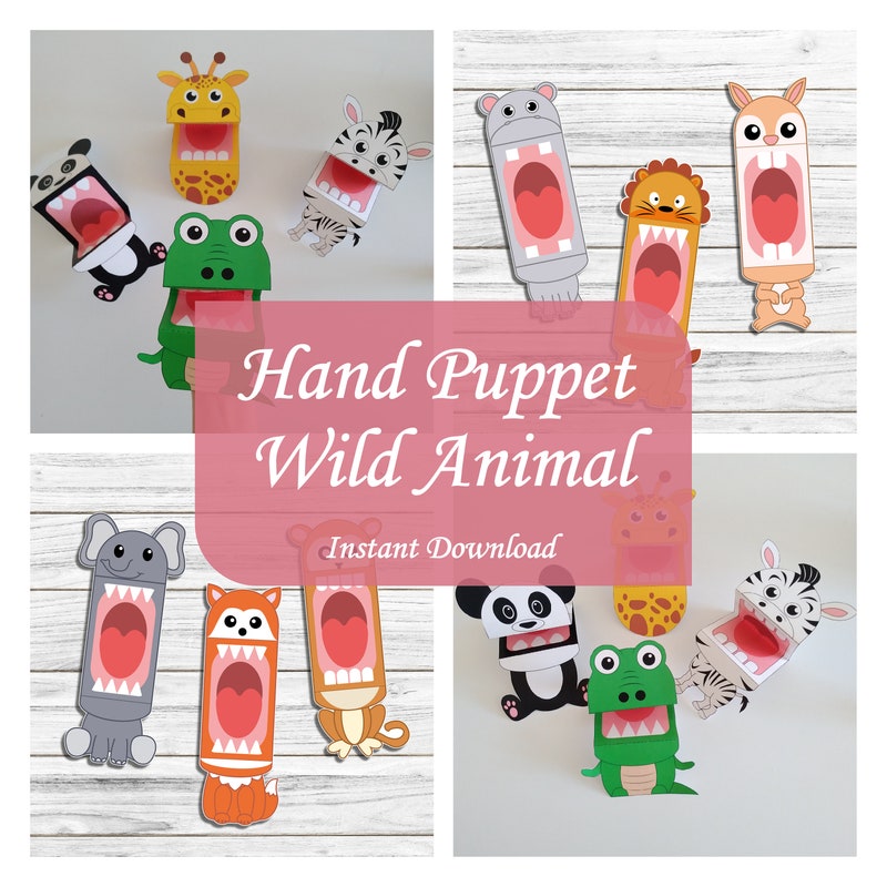 Digital Paper Puppet - Etsy