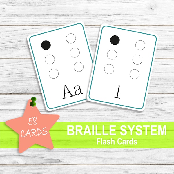 Braille Cards - Etsy