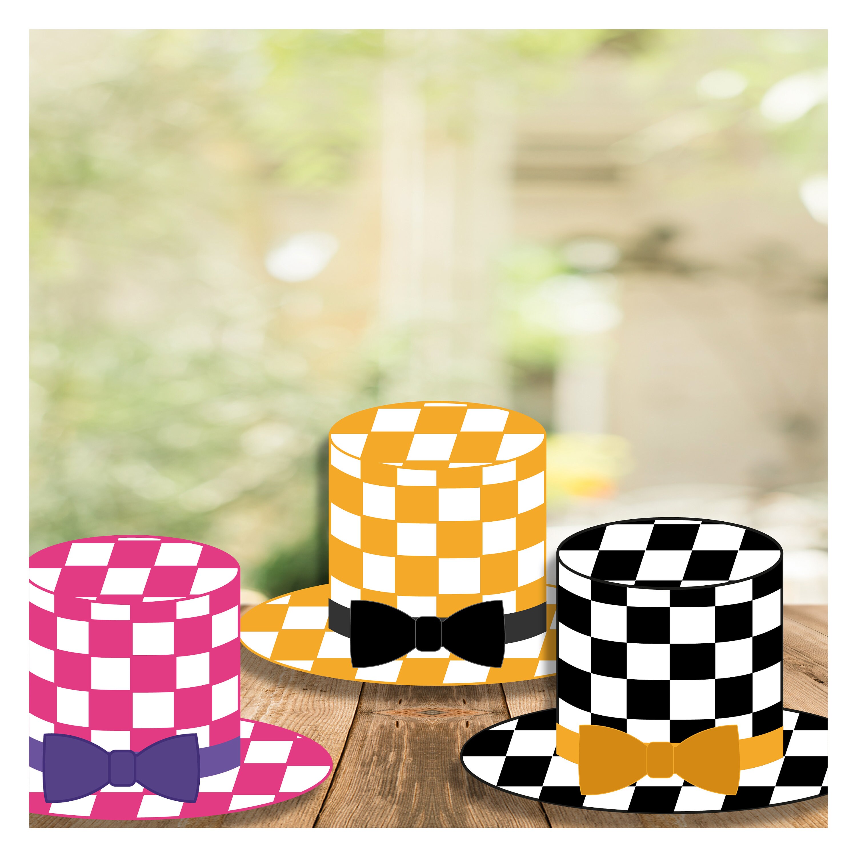 3D Hat Printable Paper Birthday Party Hat, Halloween Hats, Instant ...
