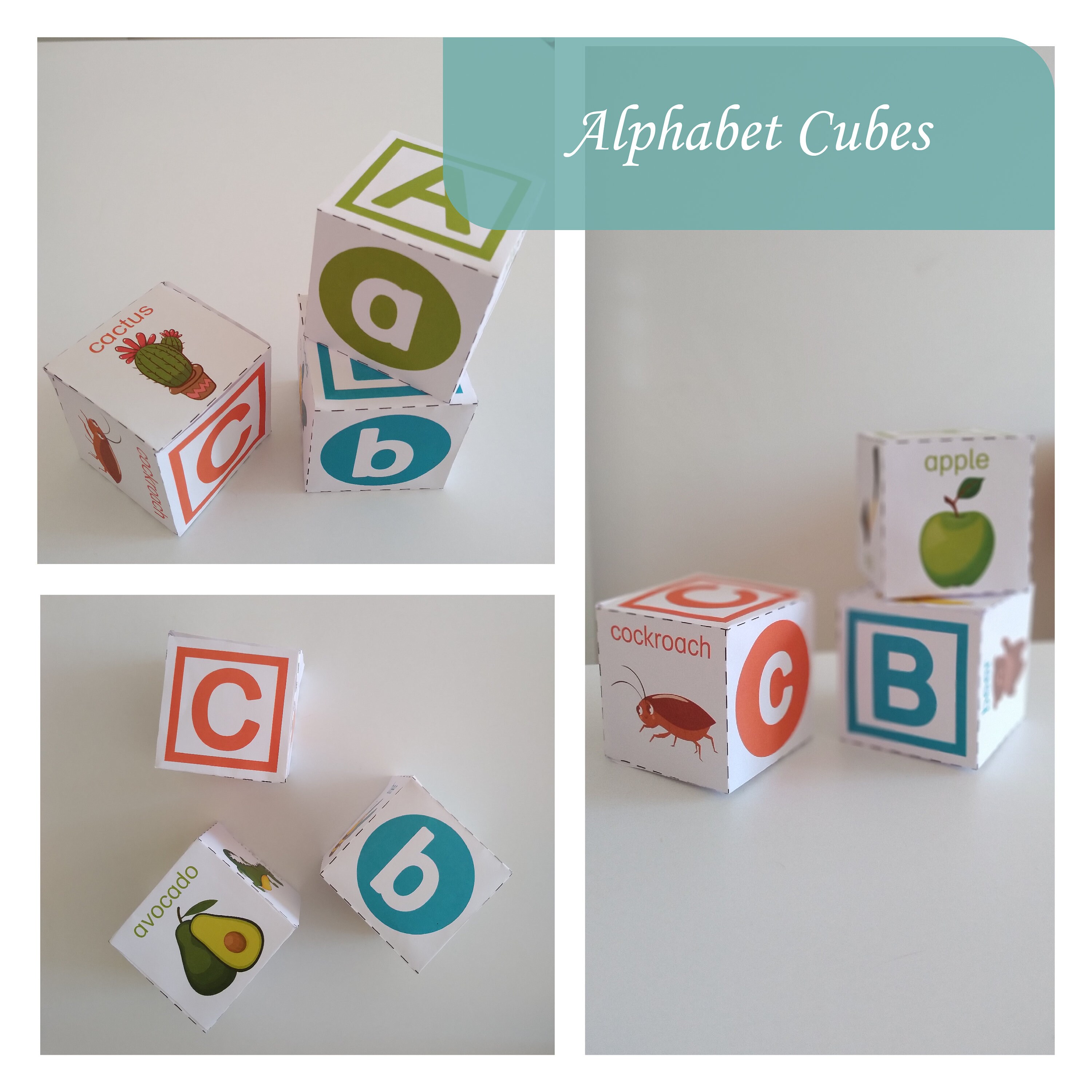 Alphabet Mega Bundle: Printable ABC Set, Montessori Learning (PDF) - Etsy