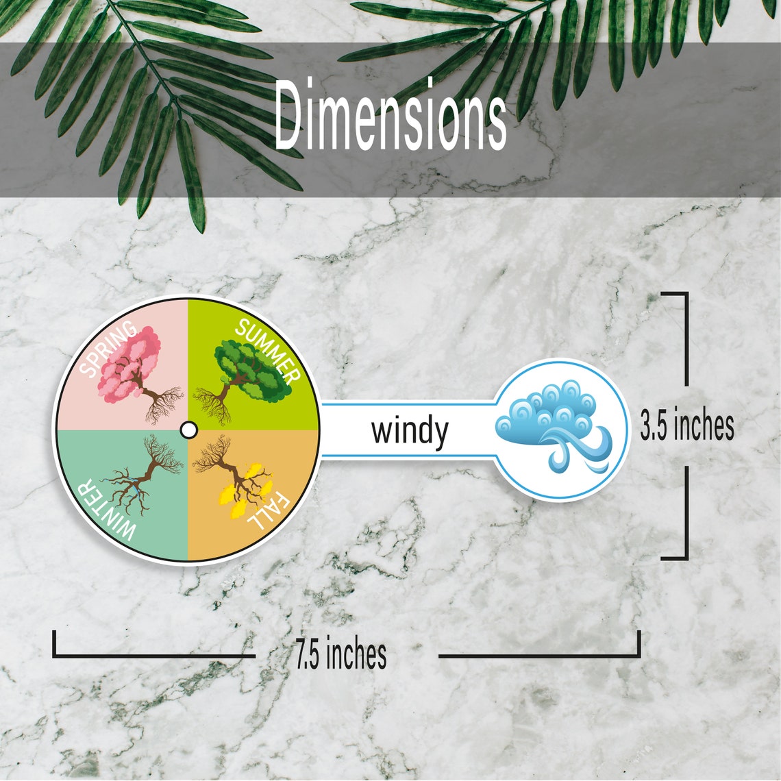 WEATHER AND SEASONS Spinner Cards Printable Toddler Busy Book - Etsy