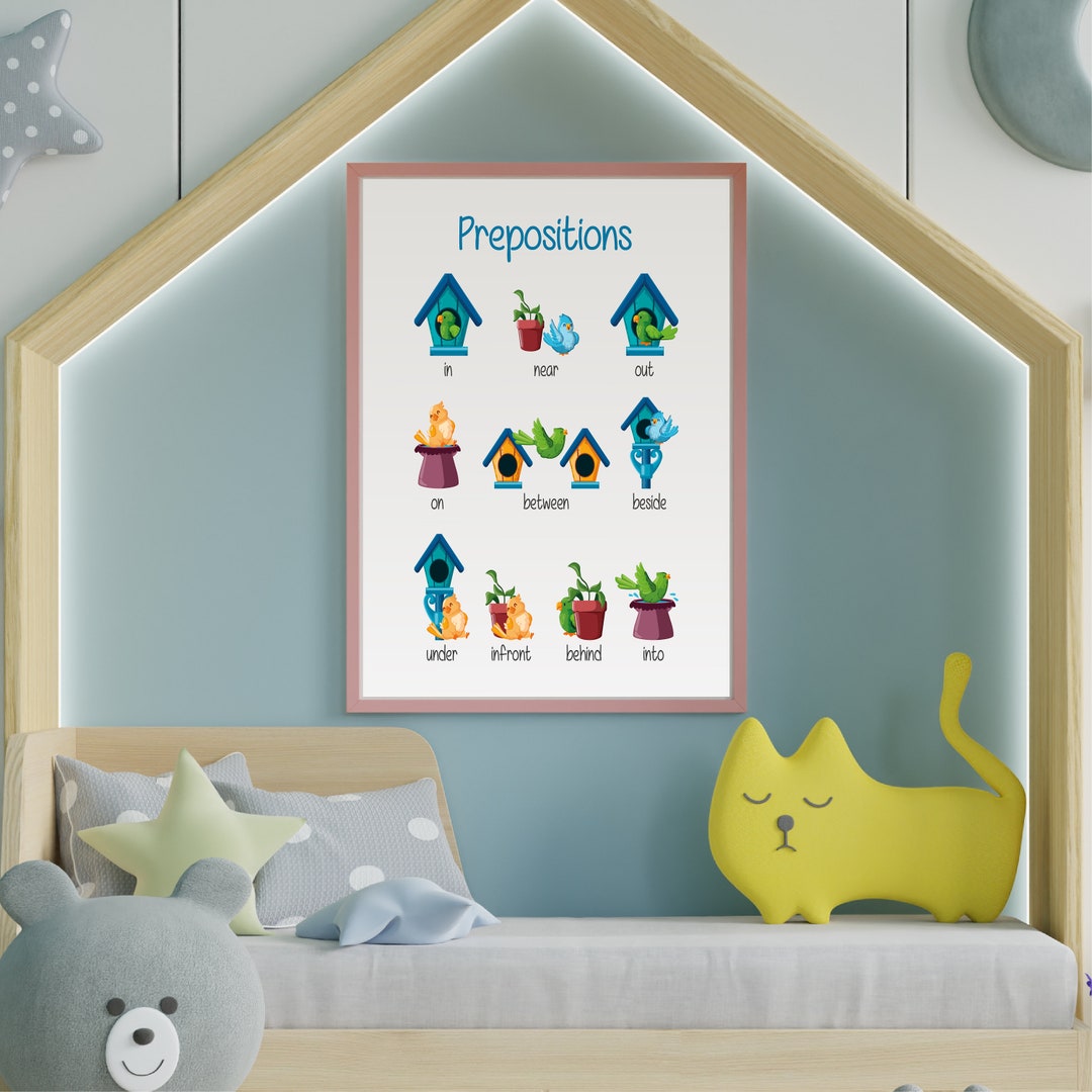 Prepositions, Early Reading, Kindergarten Printable, Grammar, Parts of ...