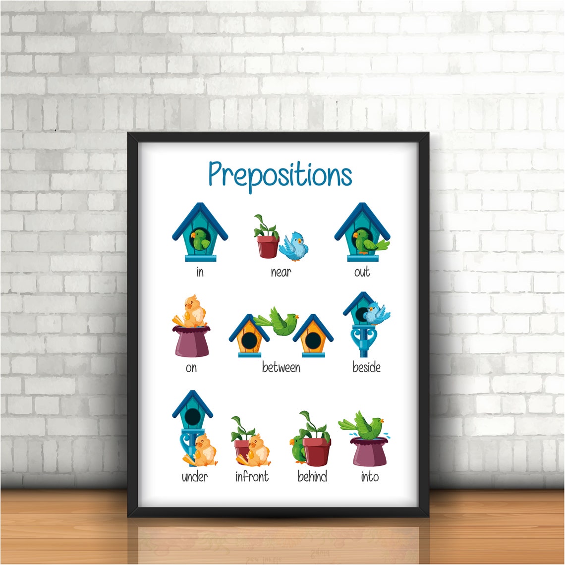 Prepositions, Early Reading, Kindergarten Printable, Grammar, Parts of ...
