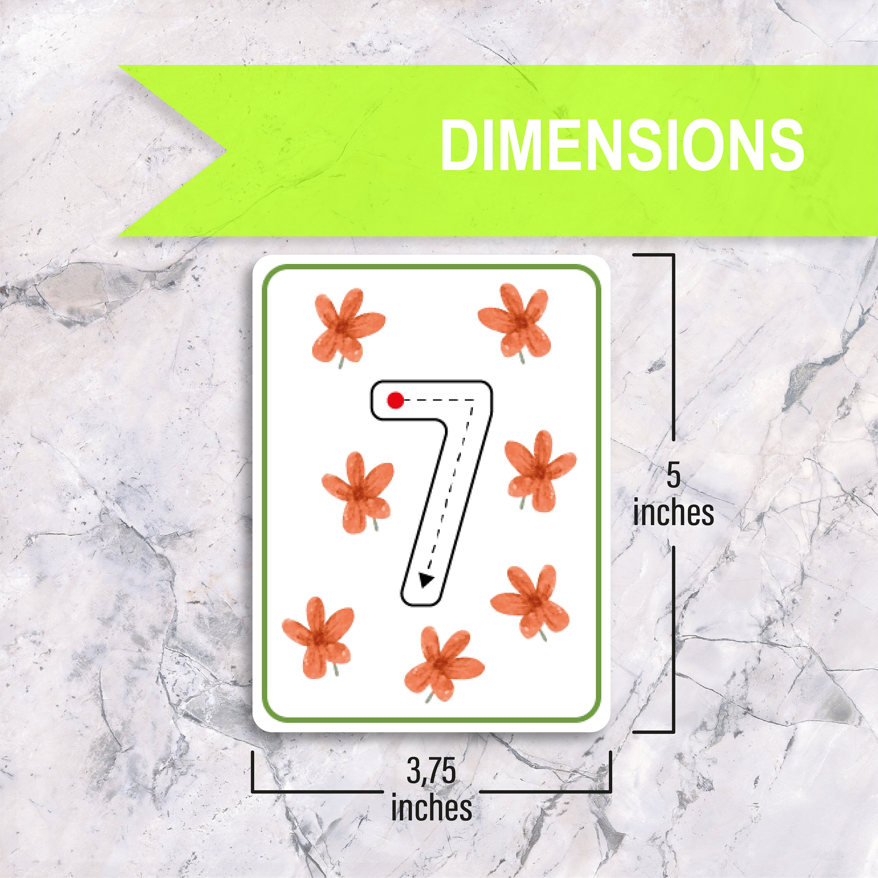 NUMBERS 1-20 Tracing and Counting Printable Flashcards - Etsy